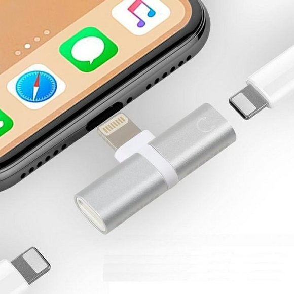 Accessories | 2 In 1 Iphone Splitter Dual Port Headphone Audio And ...